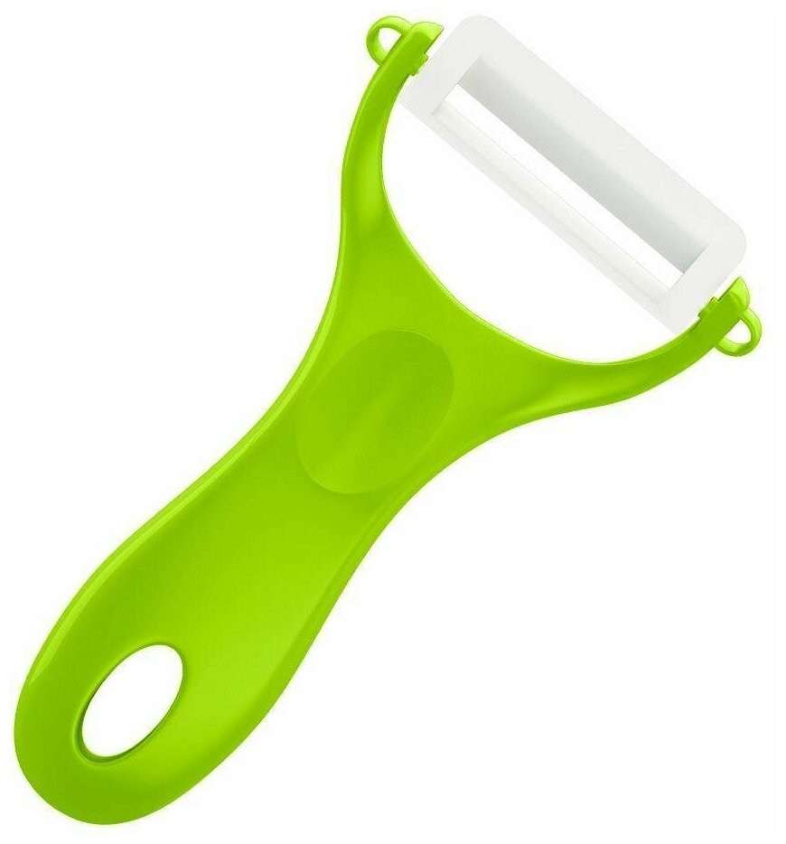 Овощечистка Samura Inca зеленая, цирконовая керамика, плавающее лезвие