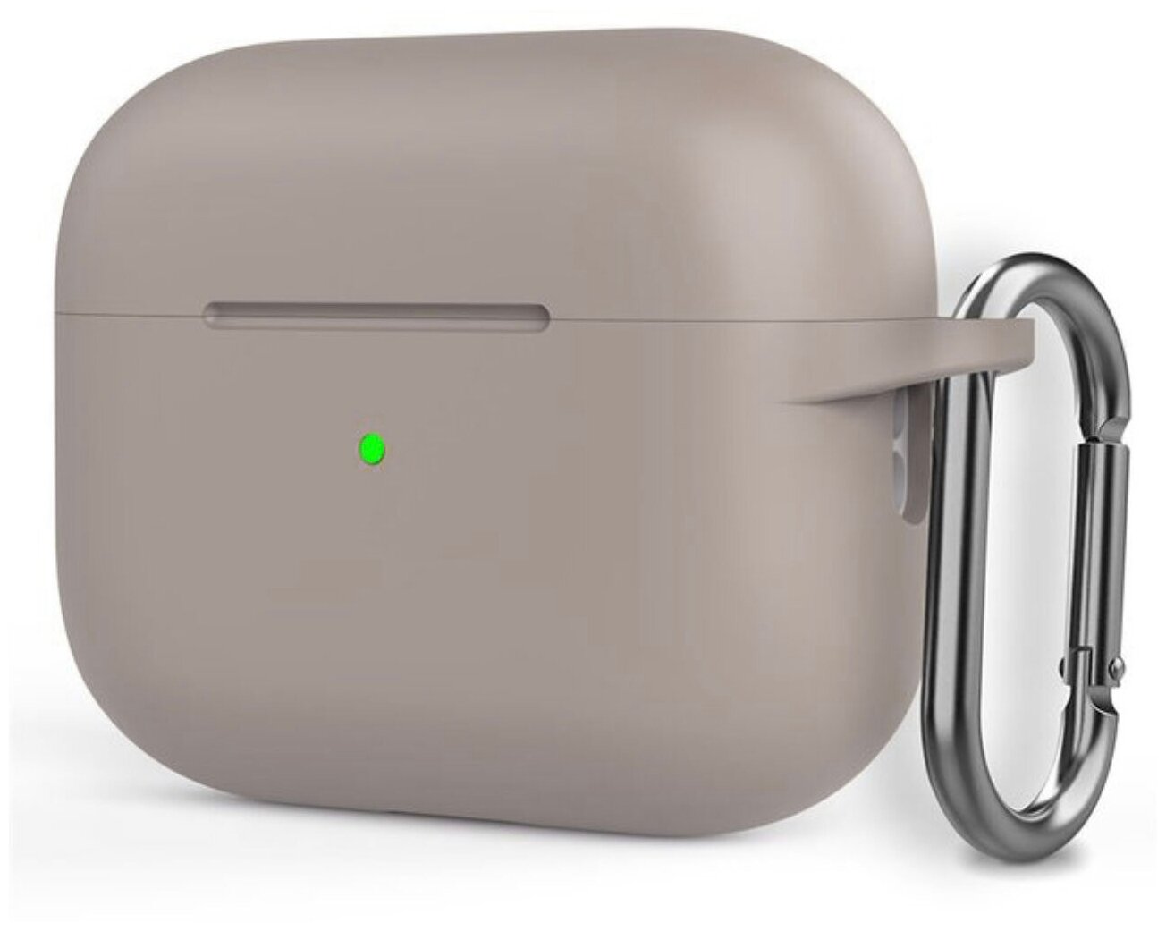 Силиконовый чехол для AirPods Pro 2 с карабином ( Coast BIue)