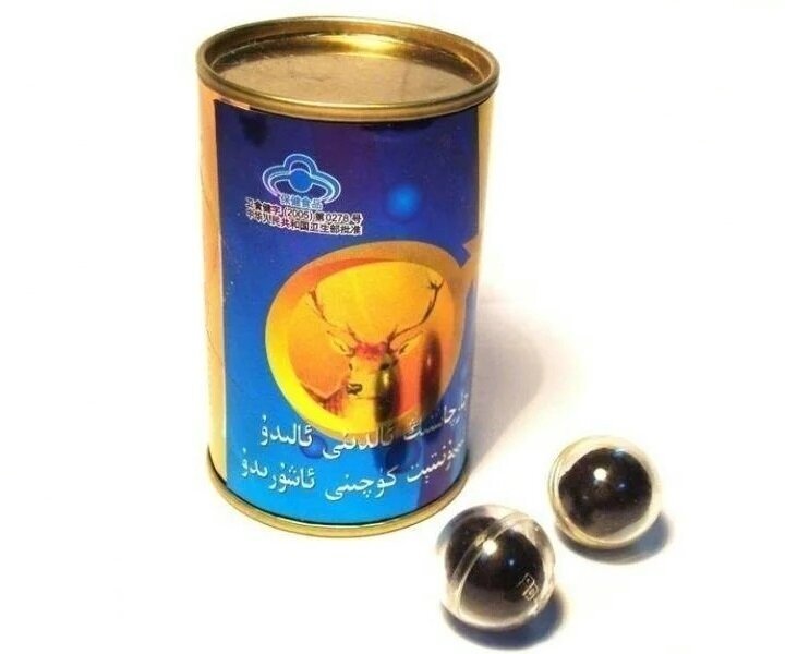 Виагра для мужчин "Золотой Олень" (SHEN RONG SAN SHEN BAO), долгая и уверенная эрекция! 1 банка,10 шариков