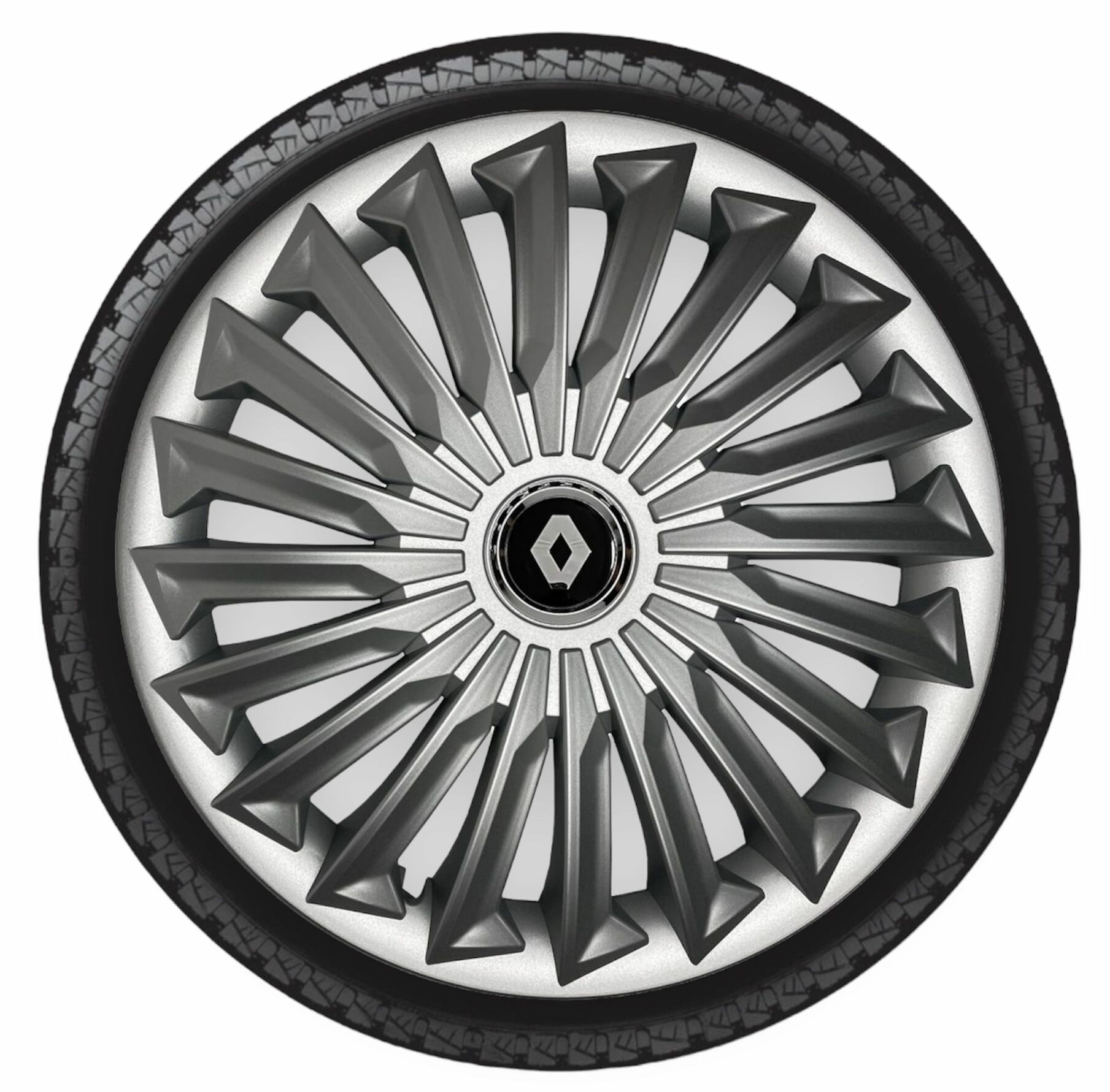 Автомобильные колпаки на диски Jestic джой рено R16", в комплекте 4 колпака