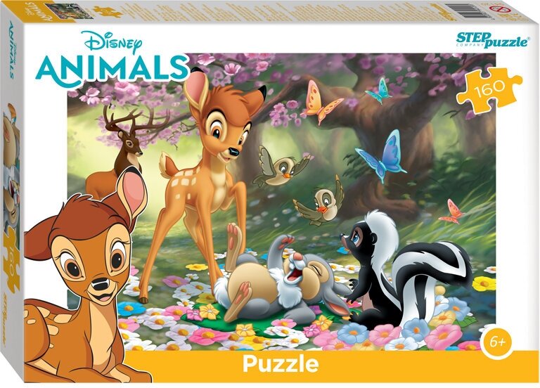 Пазл для детей Step puzzle 160 деталей: Зверята Дисней