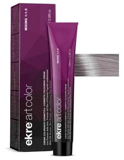 Краска для волос профессиональная Ekre Artcolor 8.11 Светлый русый Интенсивный пепельный 100 мл