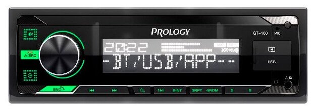 Автомагнитола Prology GT-160 1DIN 55Вт