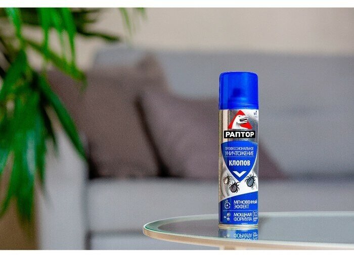 Аэрозоль Репеллент «Раптор», от клопов, спрей, 225 мл