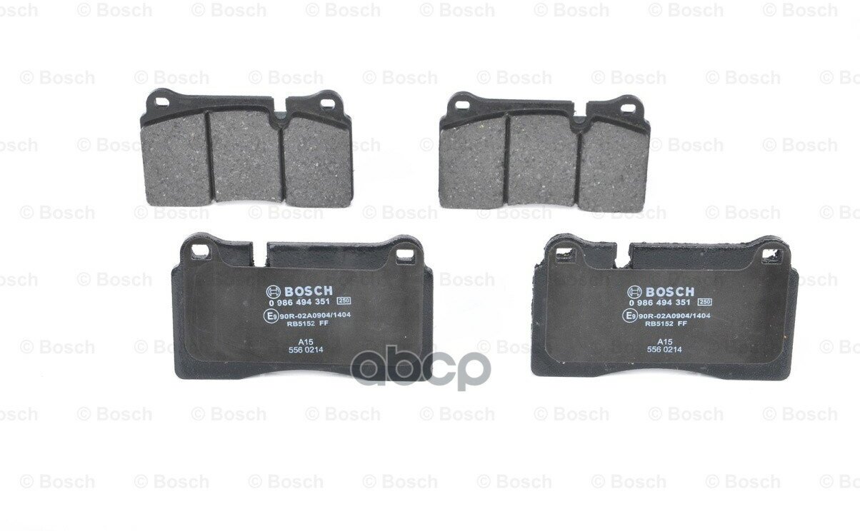 Колодки тормозные LAND ROVER Range Rover (02-12) передние (4шт.) BOSCH Bosch арт. 0986494351