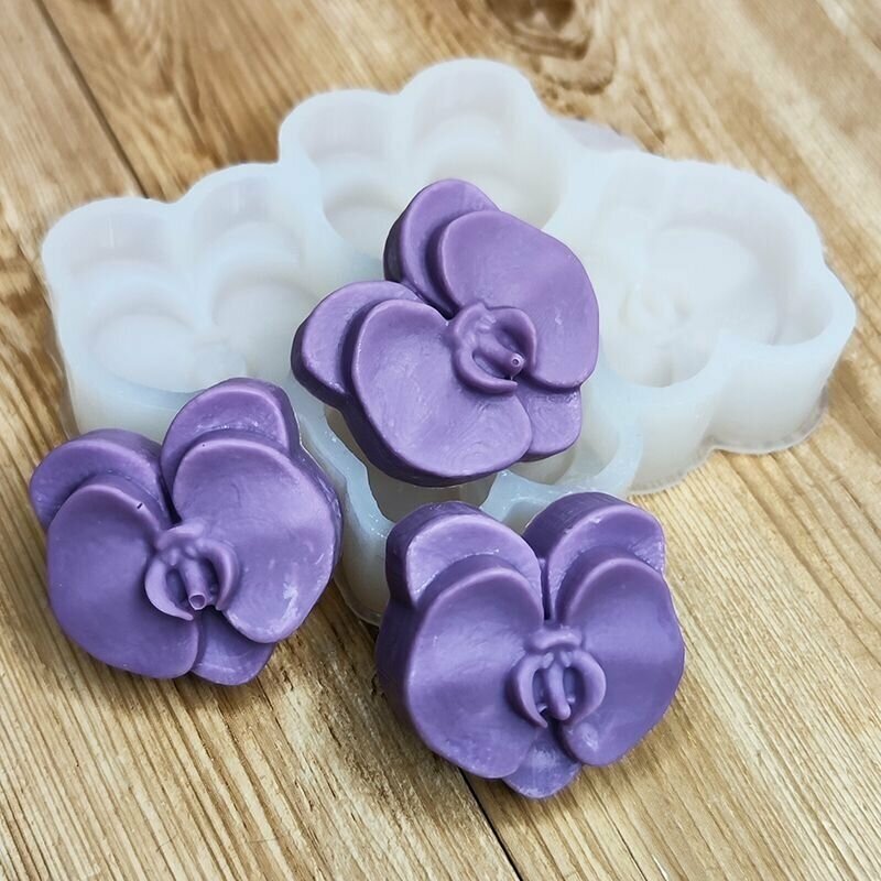 Молд силиконовый Brilliant Mold. Форма Орхидеи-конфетки