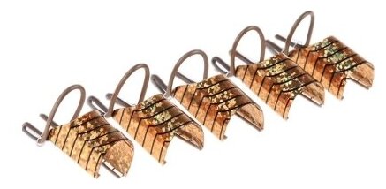 Ice Nova, Многоразовые формы, золотые, 5 шт.