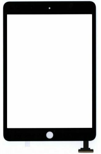 Сенсорное стекло (тачскрин) iPad mini/mini 2 (черное) под пайку (AA)