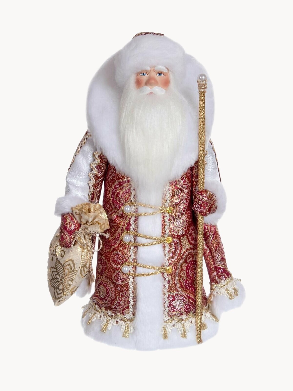 Дед Мороз НашМороз "Великий Устюг", фарфор, ручная работа, высота 33см