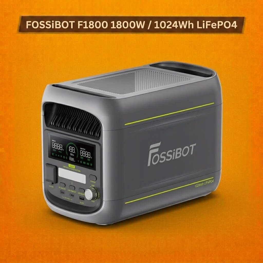 Портативная электростанция FOSSiBOT F1800 1800W / 1024Wh LiFePO4