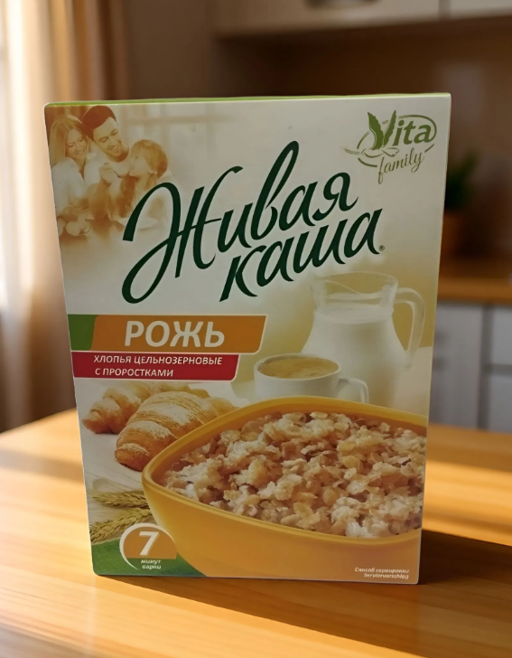 Vita Живая каша рожь 100% из пророщенного зерна, 300 г Алтайснэк
