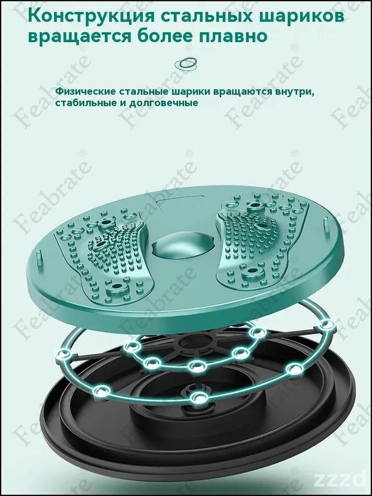 Диск здоровья фиолетовый, диаметр 28 см, нагрузка до 150 кг, с антискользящим покрытием — фото 1
