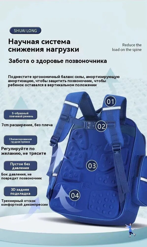 Рюкзак школьный для девочек розовый Hello Kitty Большой 3-6 класс школьный портфель — фото 1