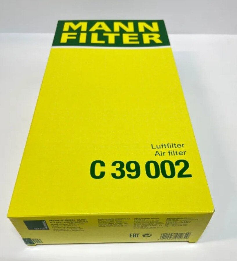 Фильтр воздушный MANN-FILTER C 39 002
