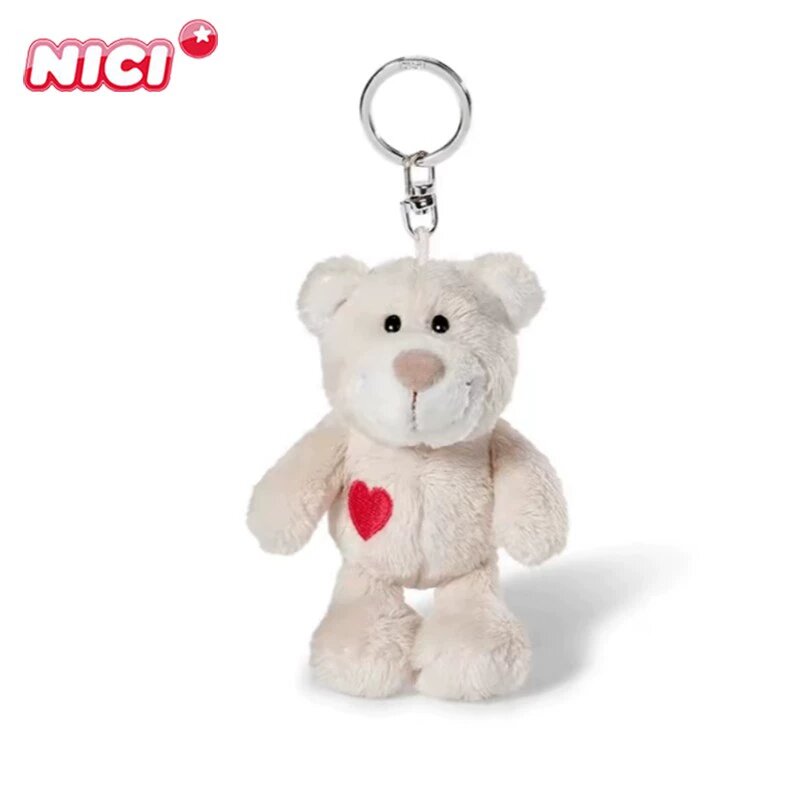 Немецкий плюшевый брелок NICI Care Bear, игрушка-подвеска для ключей, маленький медвежонок, подарок на день рождения