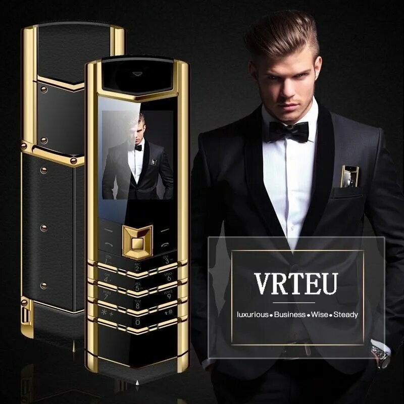 Мобильный телефон V10--2, золотой
