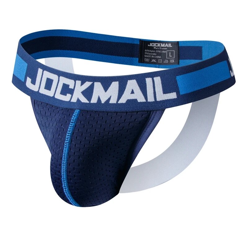 Мужские стринги JOCKMAIL, темно-синий, L
