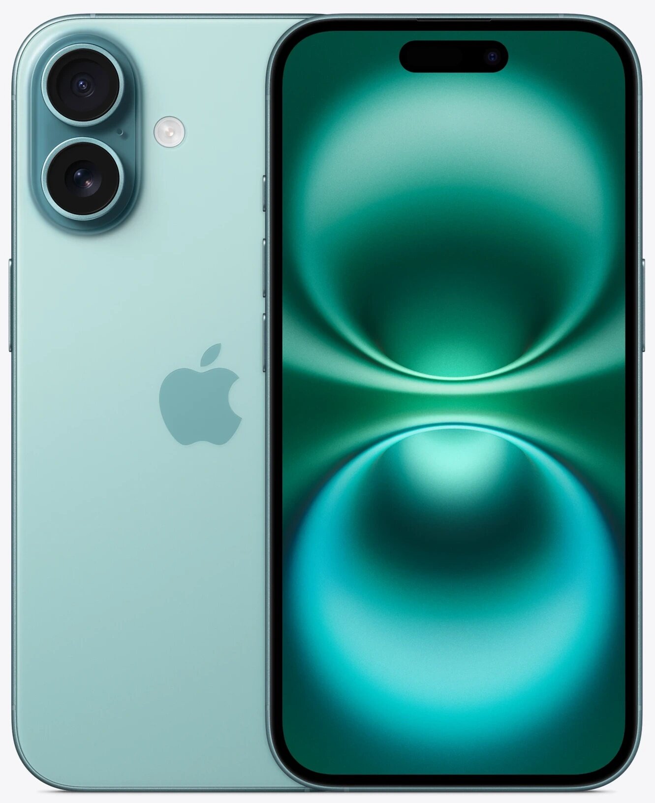 Смартфон apple iPhone 16, OceanTeal ,8 ГБ, 128 ГБ, OLED-экран, камера 48 МП , IP68