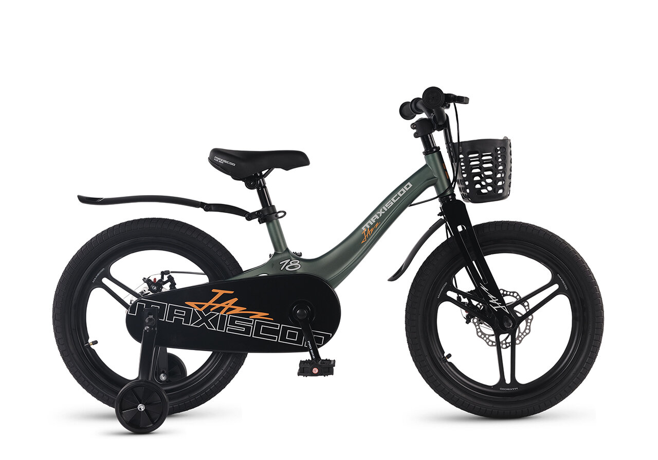 Детский велосипед Maxiscoo Jazz Pro 18' (2026) 18 Зеленый (110-125 см)