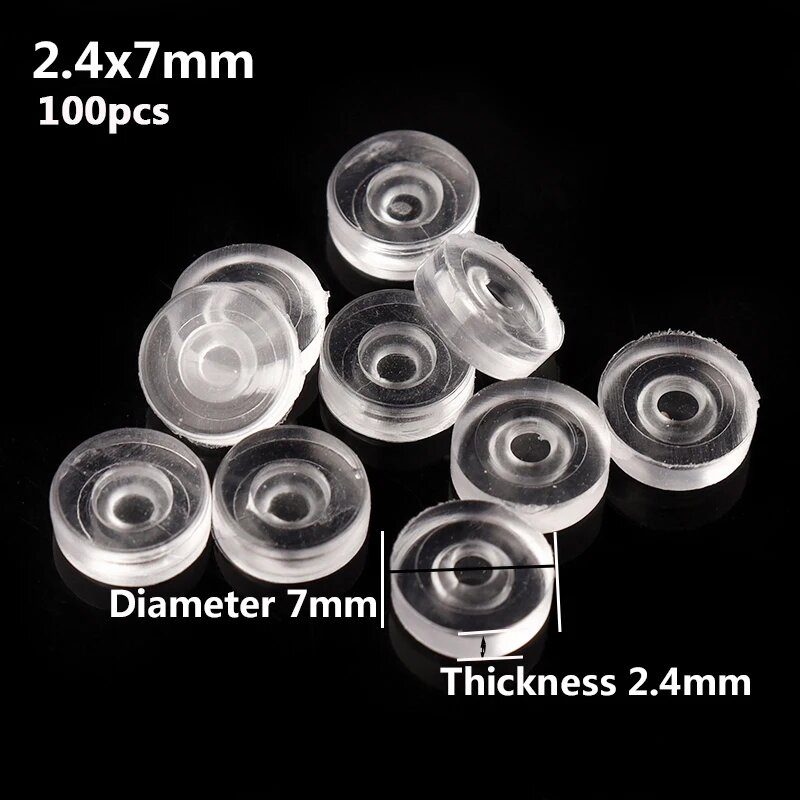 Заглушки для сережек Round 100pcs