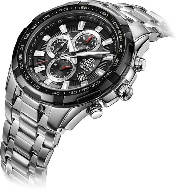 Наручные часы CASIO Edifice, серебряный — фото 1