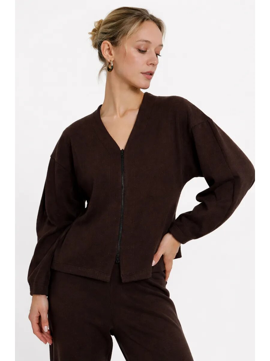 Кардиган на молнии