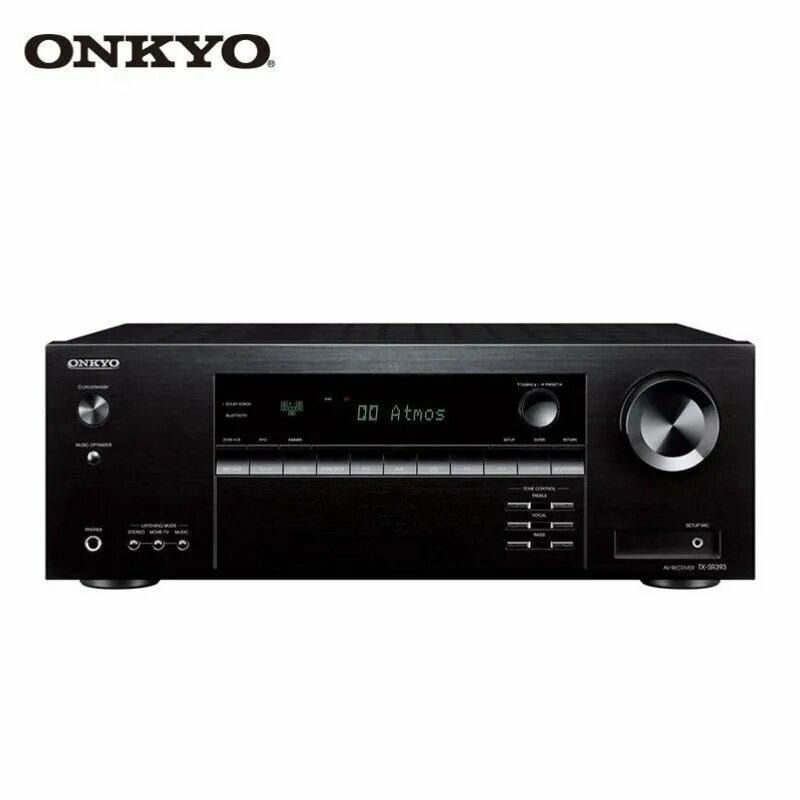 5,2-канальный усилитель мощности ONKYO TX-SR393 поддерживает Dolby ATMOS, DTS: X, 4K, Bluetooth, Hi-Res