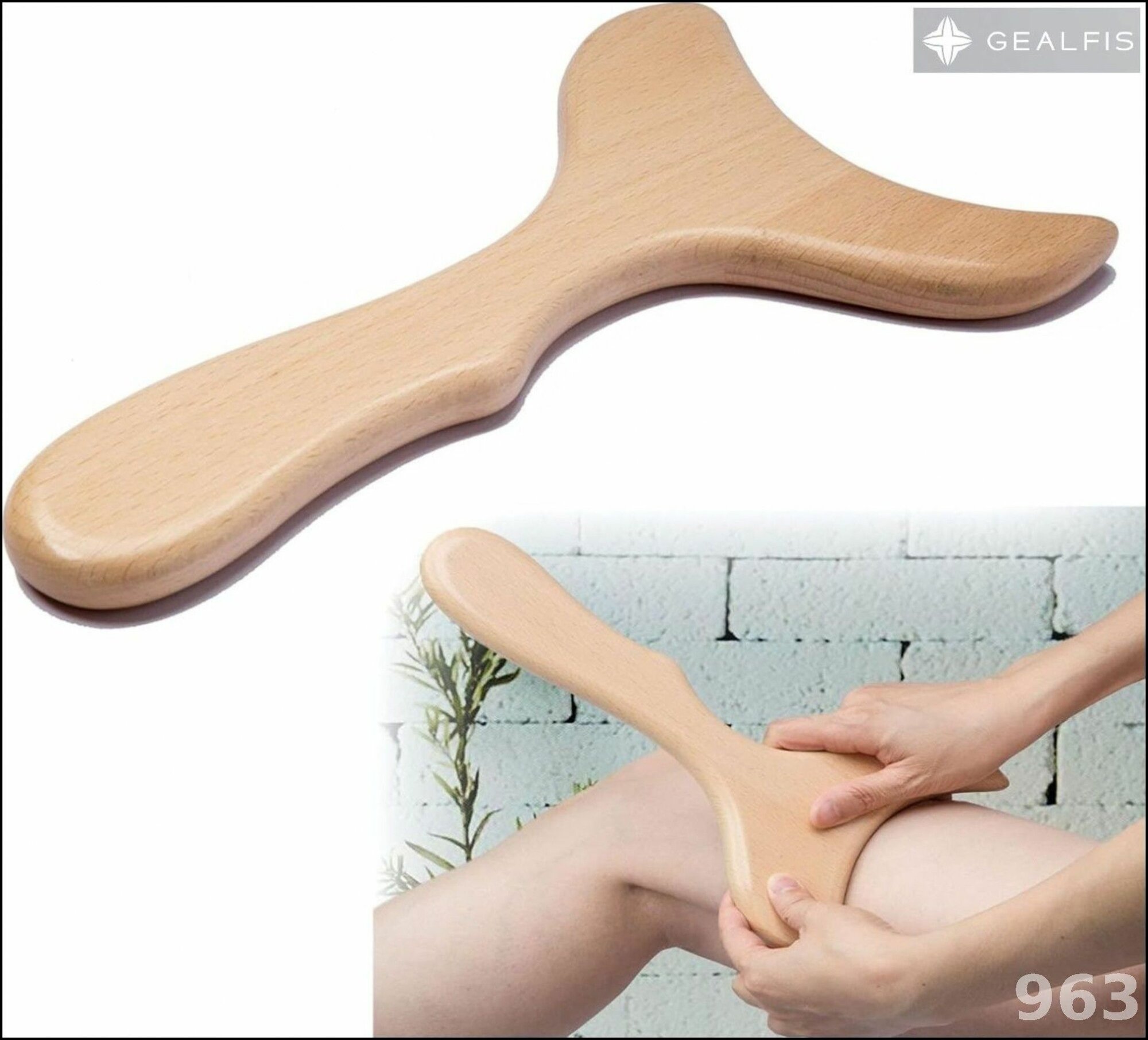 Эксклюзивный массажер из дерева для мадеротерапии и лимфодренажа, инструмент Гуа Ша для коррекции контуров тела