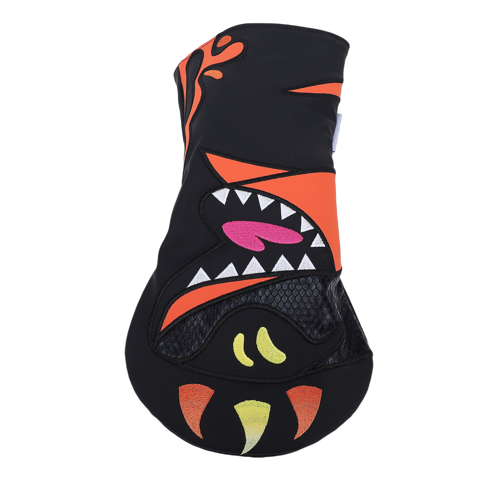 Чехол для клюшки из искусственной кожи с милым мультяшным рисунком, защитный чехол для клюшки драйвера с плюшевой подкладкой, для взрослых, детей, женщин и мужчин, оранжевый.