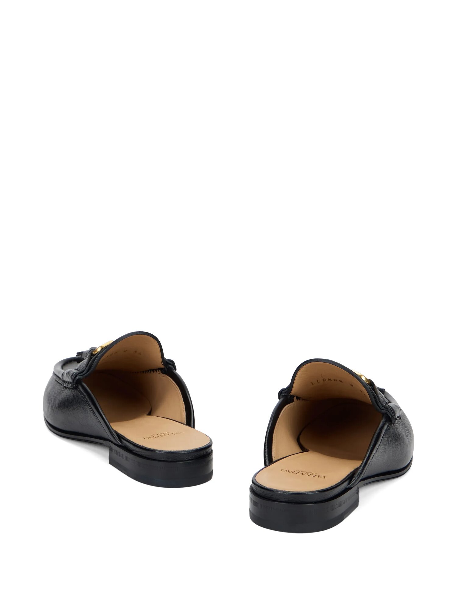 Мюли Valentino VLogo leather tassel mules, размер 38, черный — фото 1