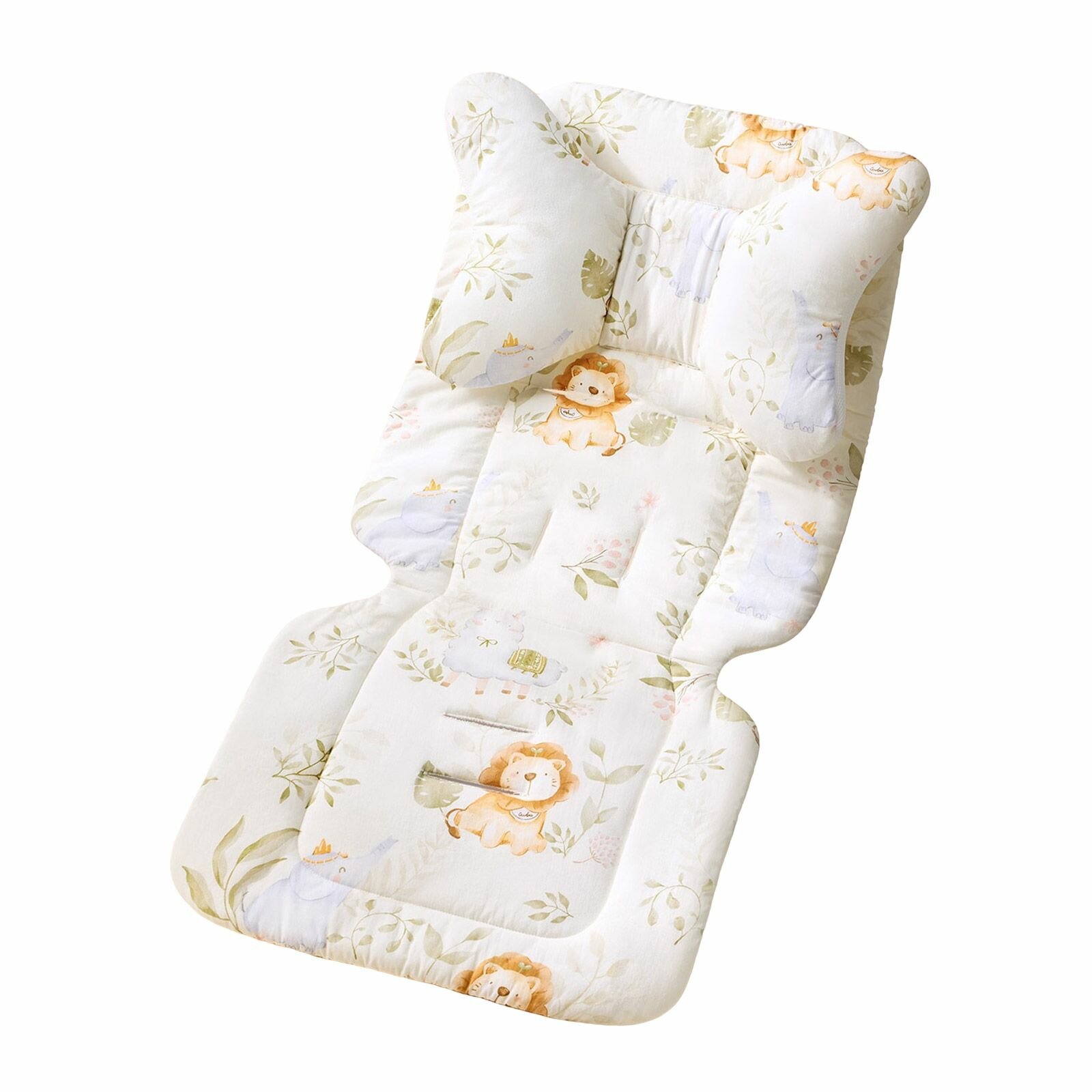 Дышащий матрас для коляски с подголовником и накладкой на ручку