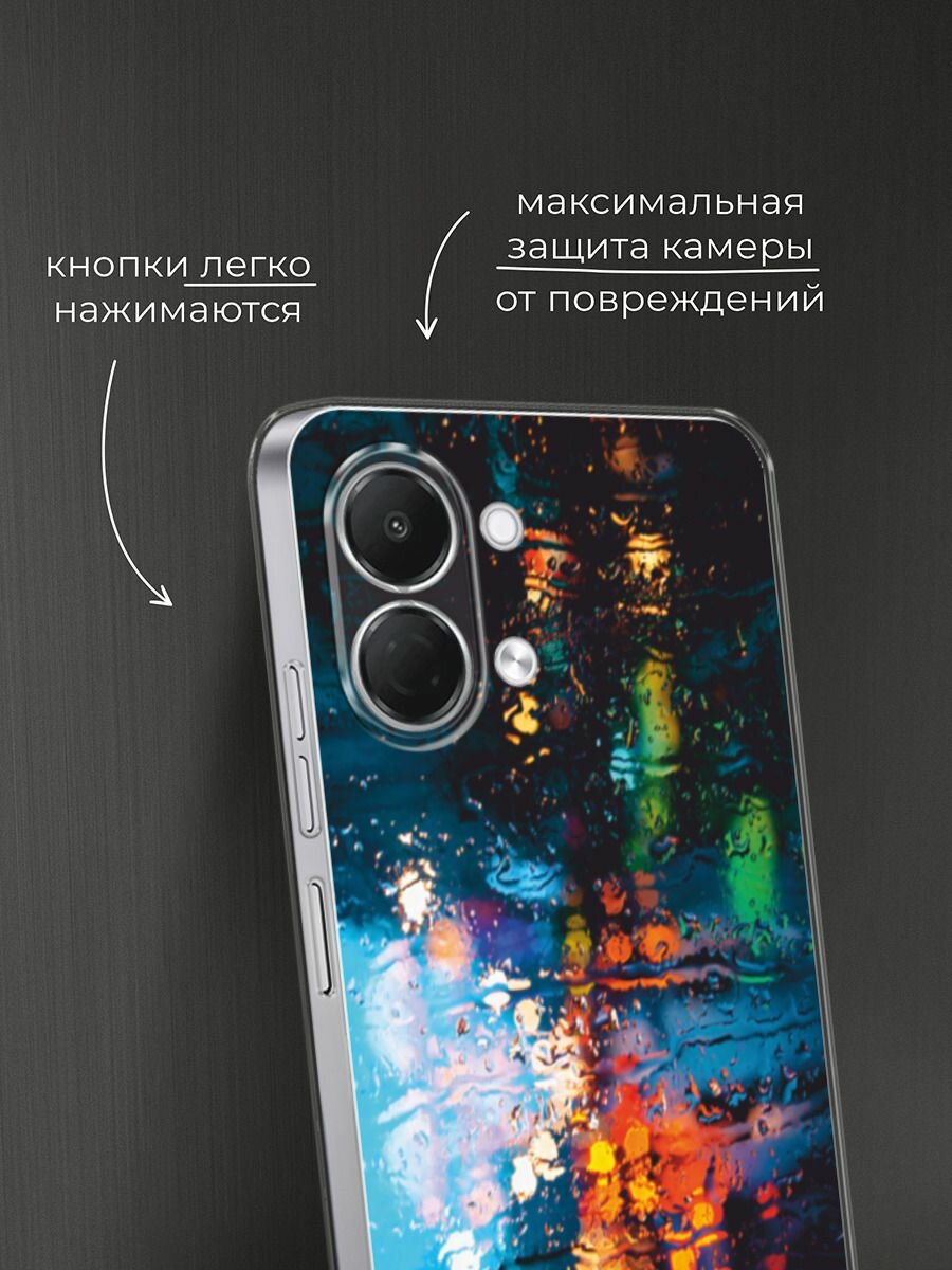 Чехол на Tecno Spark Go 3 / Текно Спарк Го 3 с принтом Абстракция 28 — фото 1