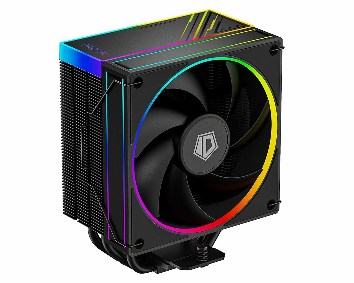 Кулер ID-COOLING FROZN A410 ARGB LGA1700/1200/115X/AM5/AM4 (TDP 220W, PWM, 4 тепл. трубки прямого контакта, ARGB FAN 120mm, черный)