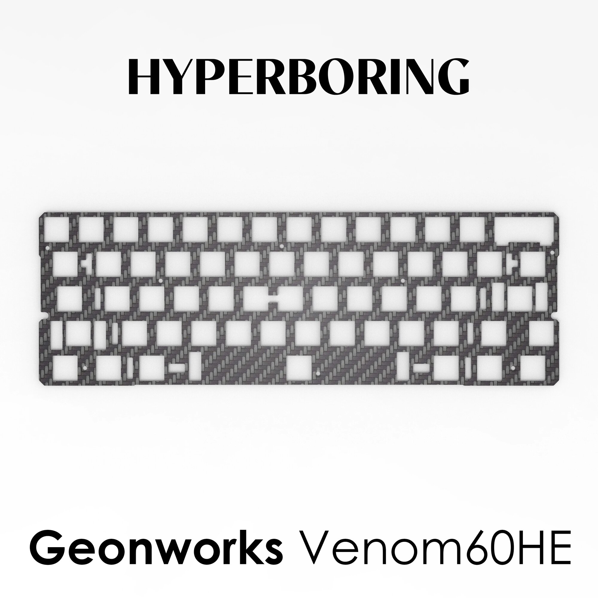 Geonworks Venom60HE плата для клавиатуры CF, PCB stab 7U