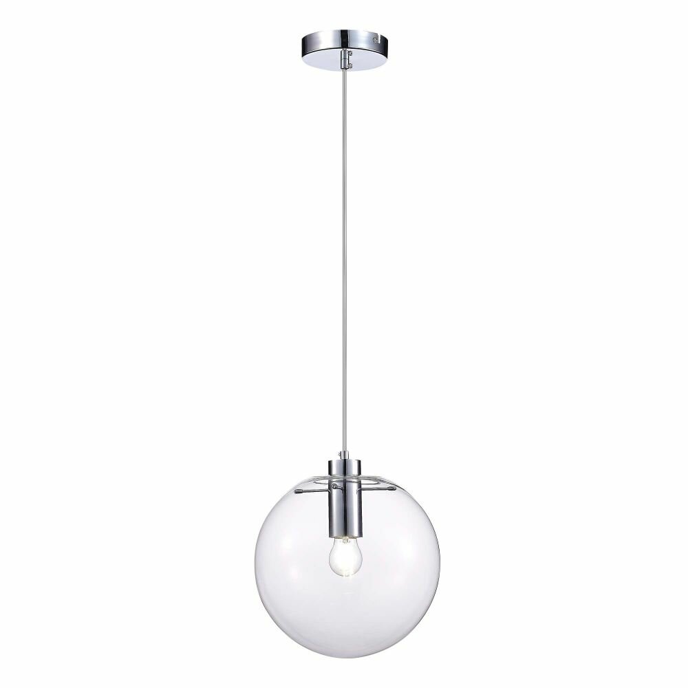 SL1056.113.01 Подвес ST-Luce Хром/Прозрачный E27 1*60W.