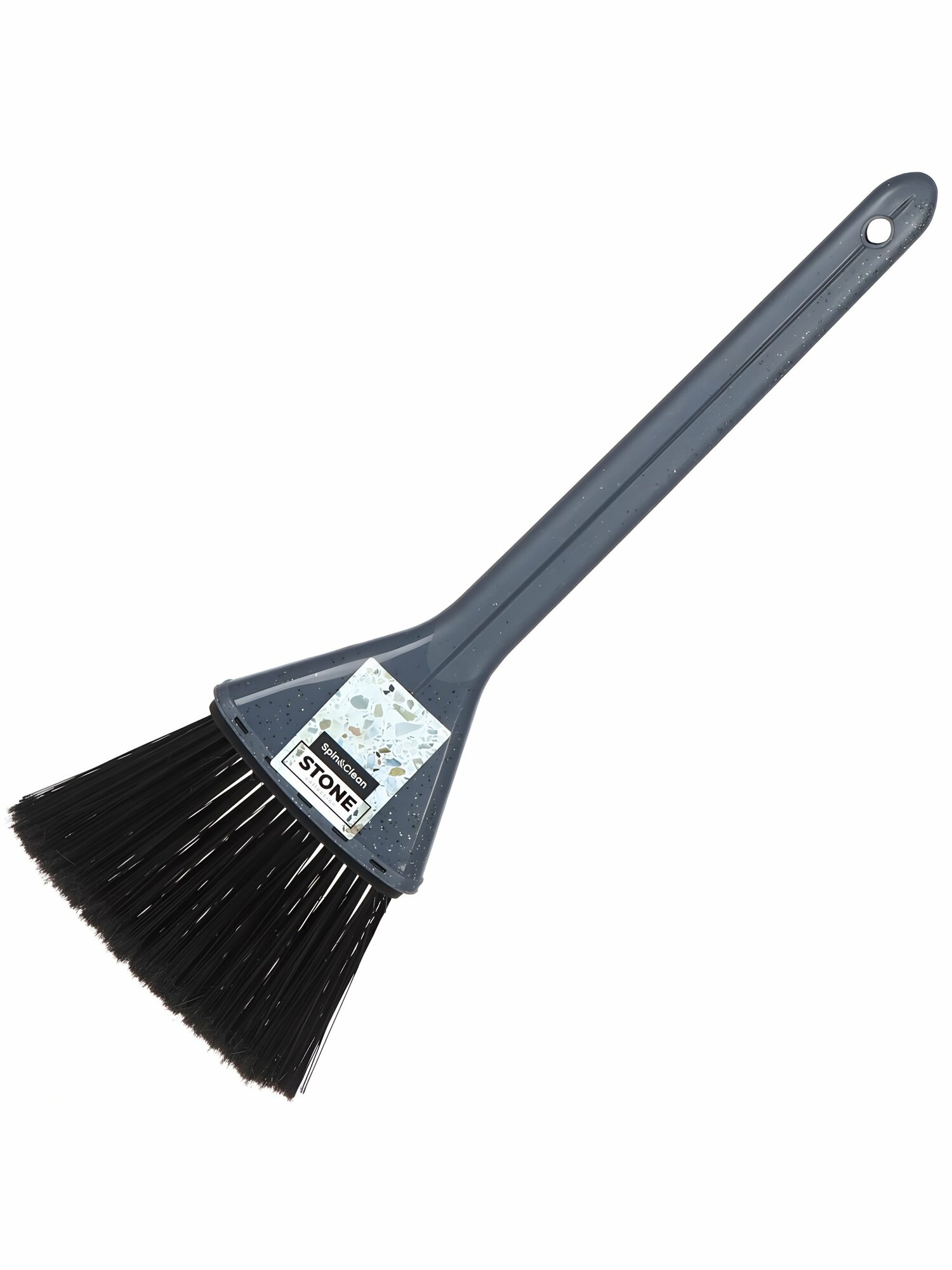Веник Stone Spin&Clean SC570213026, темный камень, Россия