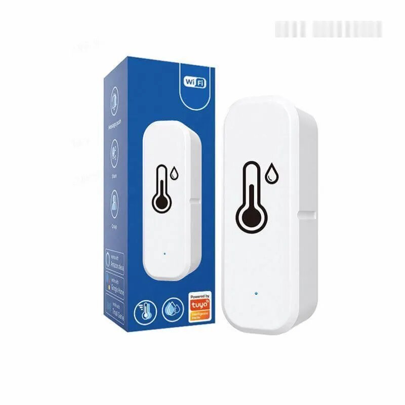 Умный Wi-Fi датчик температуры и влажности, Tuya Smart Life, (Не работает с Алисой)
