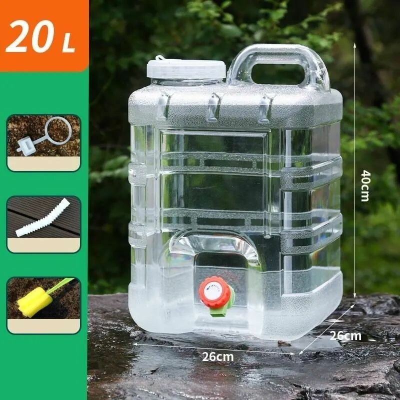 Канистра для воды, С краном,1,20, белый,1220,1000.