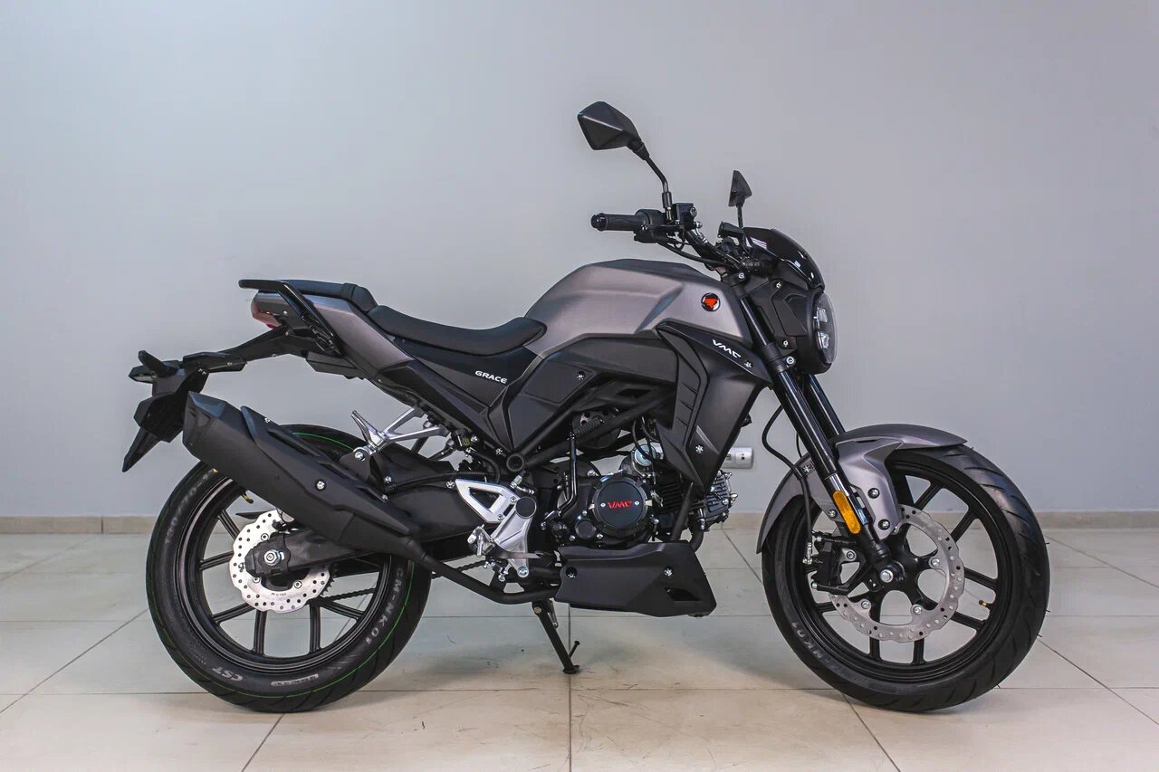 Мопед VMC GRACE CM48Q 48см3 /125сс Y1250 ( матовый серый )артикул 45102 Без птс в коробке требует финальной сборки в коробке.