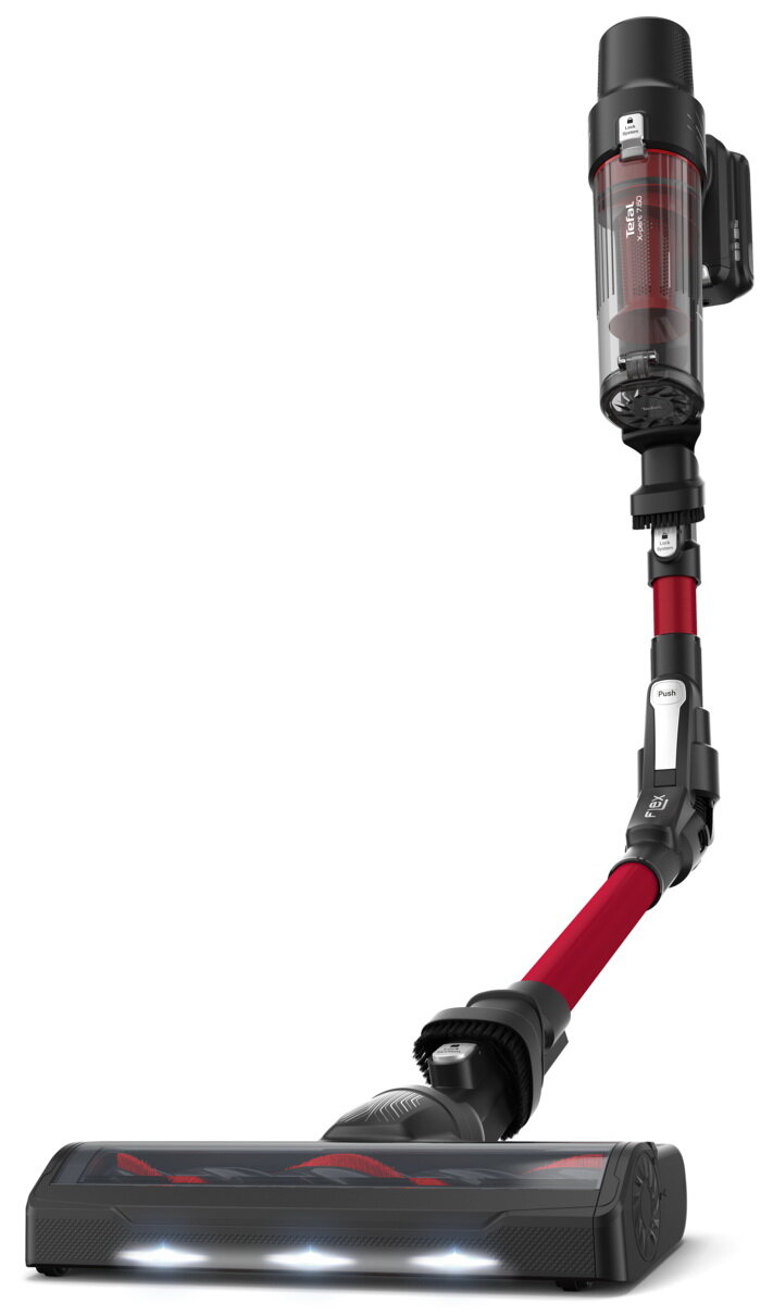 Пылесос вертикальный Tefal X-PERT 7.60 Flex Animal TY6A83WO, с подсветкой, красный