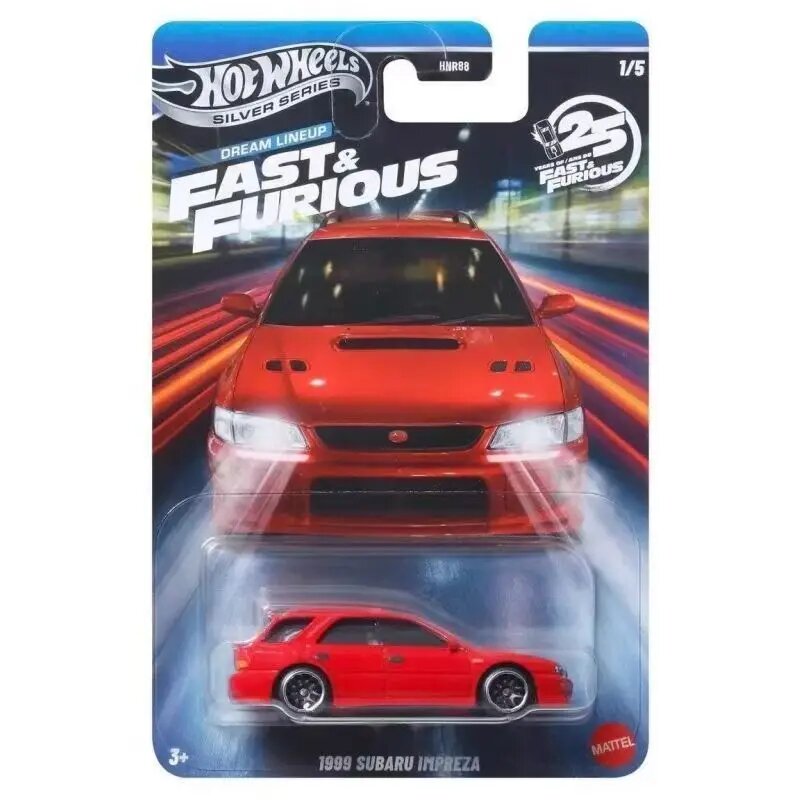 Hot Wheels Fast & Furious Subaru Impreza, красный