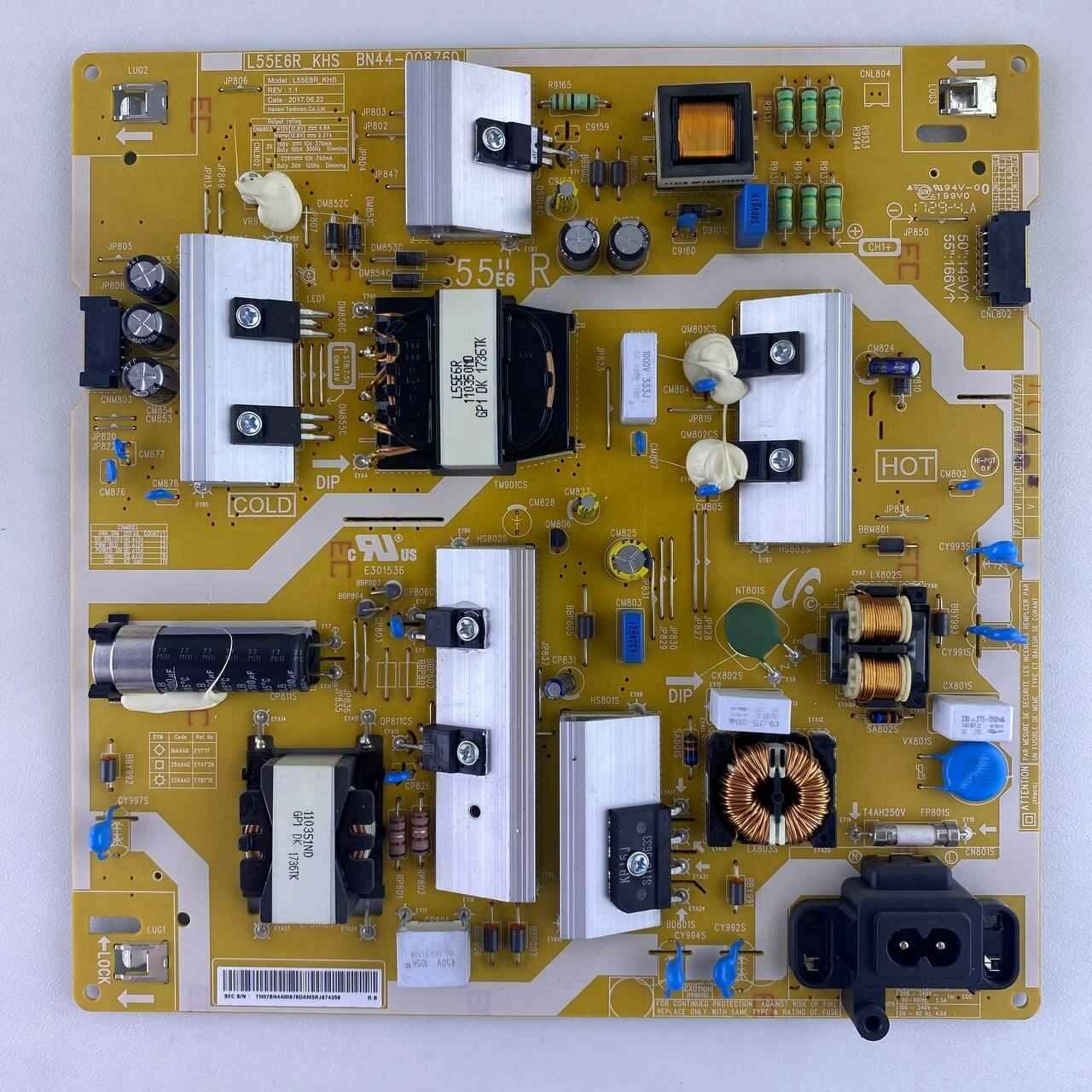 Блок питания PSU: BN44-00876D REV1.1 L55E6_KSM для телевизора UE55KU6510