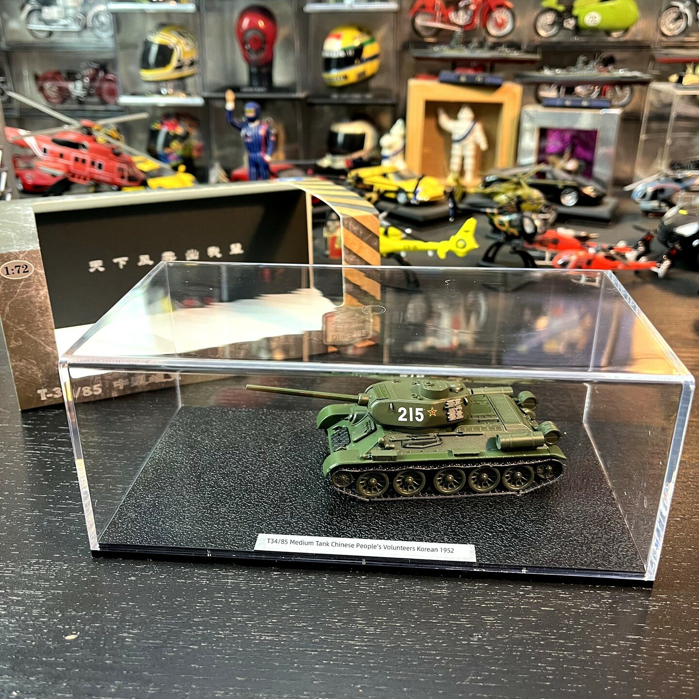 Алюминиевая модель советского танка T34 215 Герой 1:72 шкала коллекционная модель