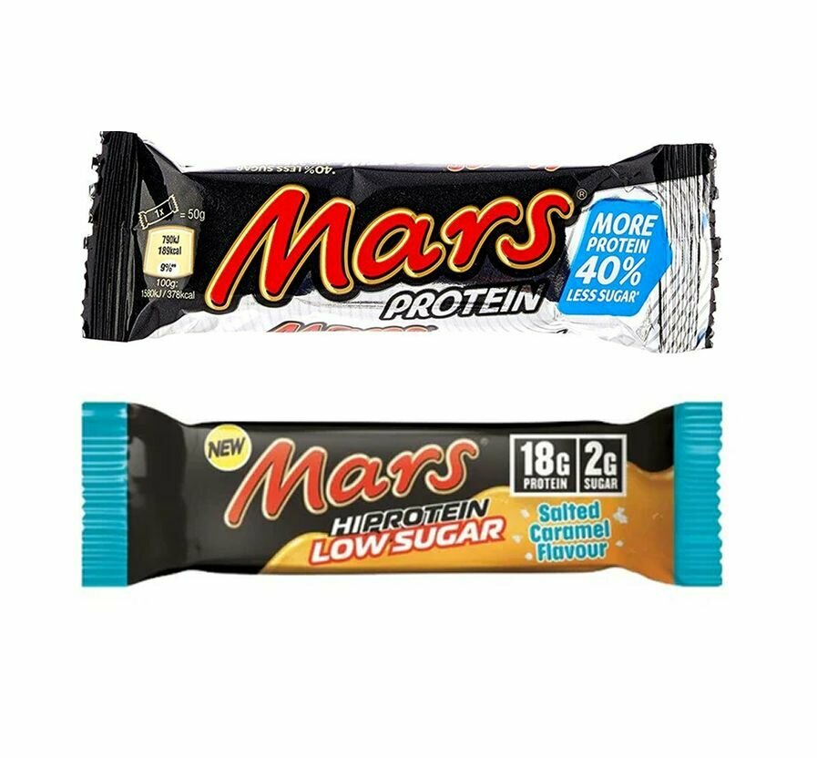 Протеиновый батончики Mars Protein Riegel/Salted Caramel 50 г