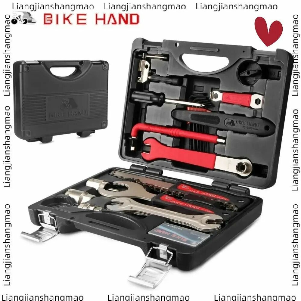 Премиум комплект BikeHand YC728 из 18 инструментов для велосипеда в кейсе
