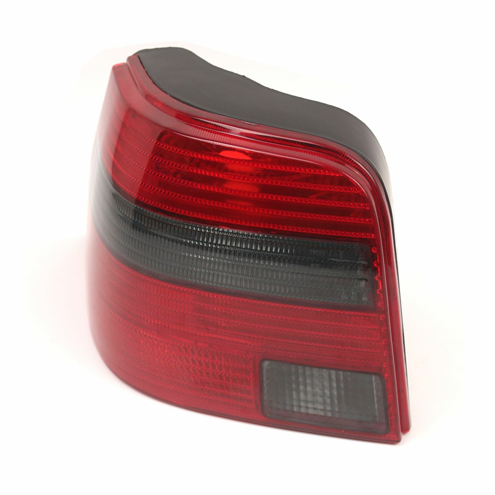 Задний фонарь левый для Volkswagen Golf IV (1998–2005) LED красно-чёрный — для хэтчбека, без переделки проводки