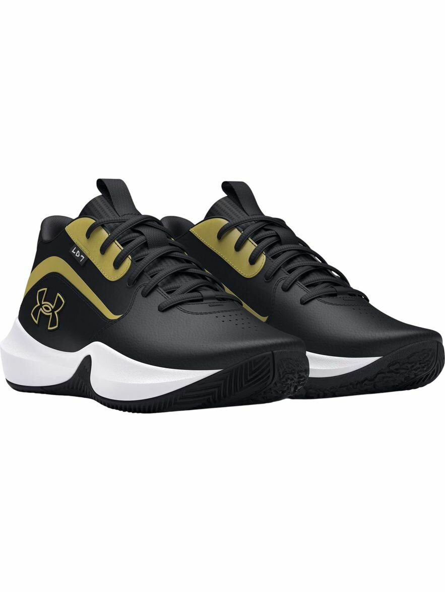 Кроссовки Under Armour UA Lockdown 7, полнота F (EU)/ на среднюю стопу, размер 11,5/13 US, черный/желтый — фото 1