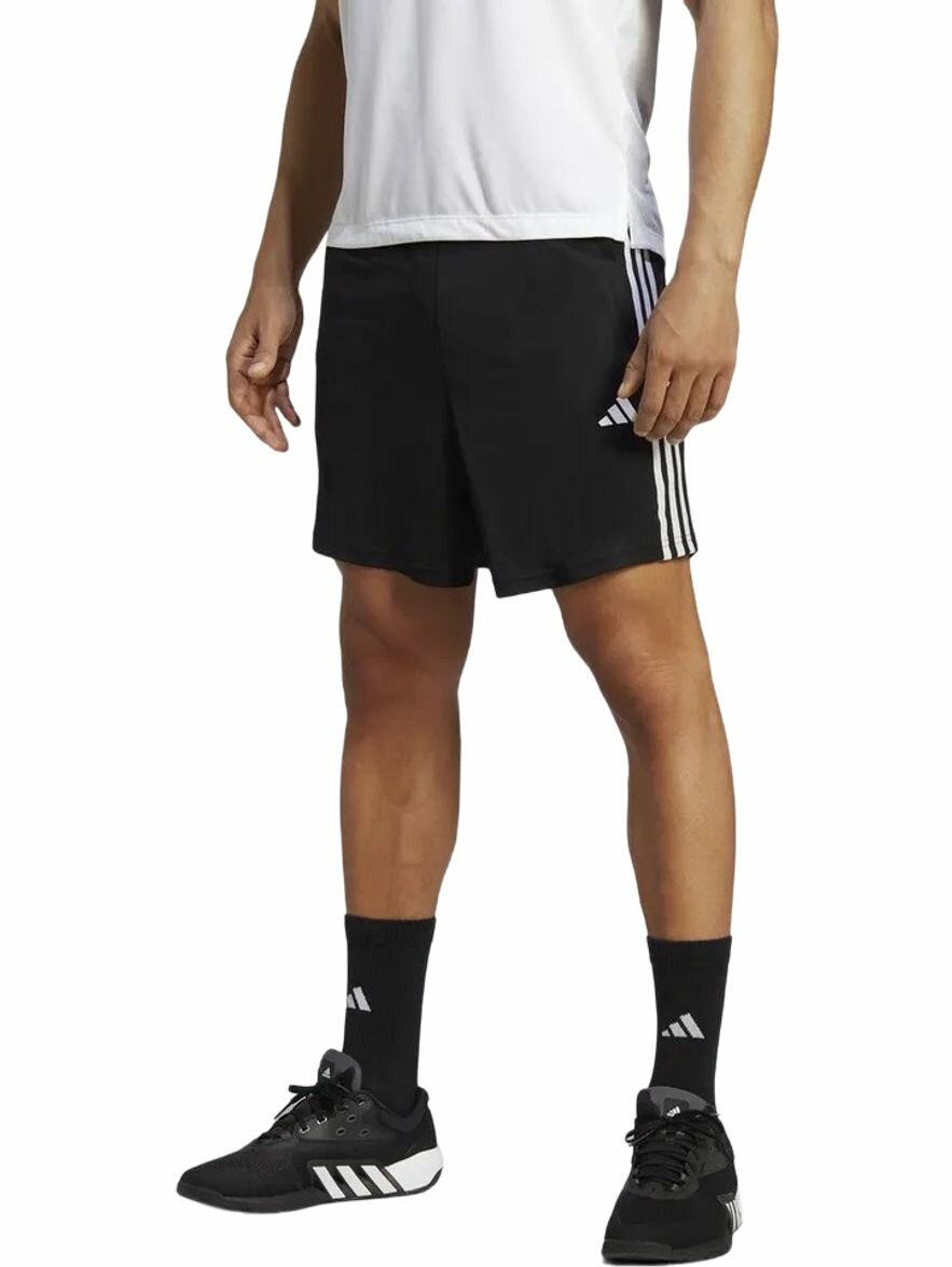 Шорты Train Essentials Piqué 3-Stripes Training