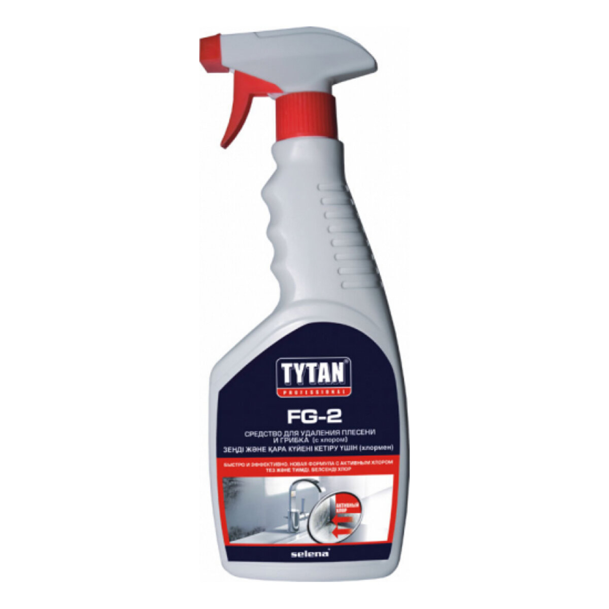 Антисептик-спрей Tytan FG-2 Professional, против грибка и плесени, с хлором, объем 400 мл 16120