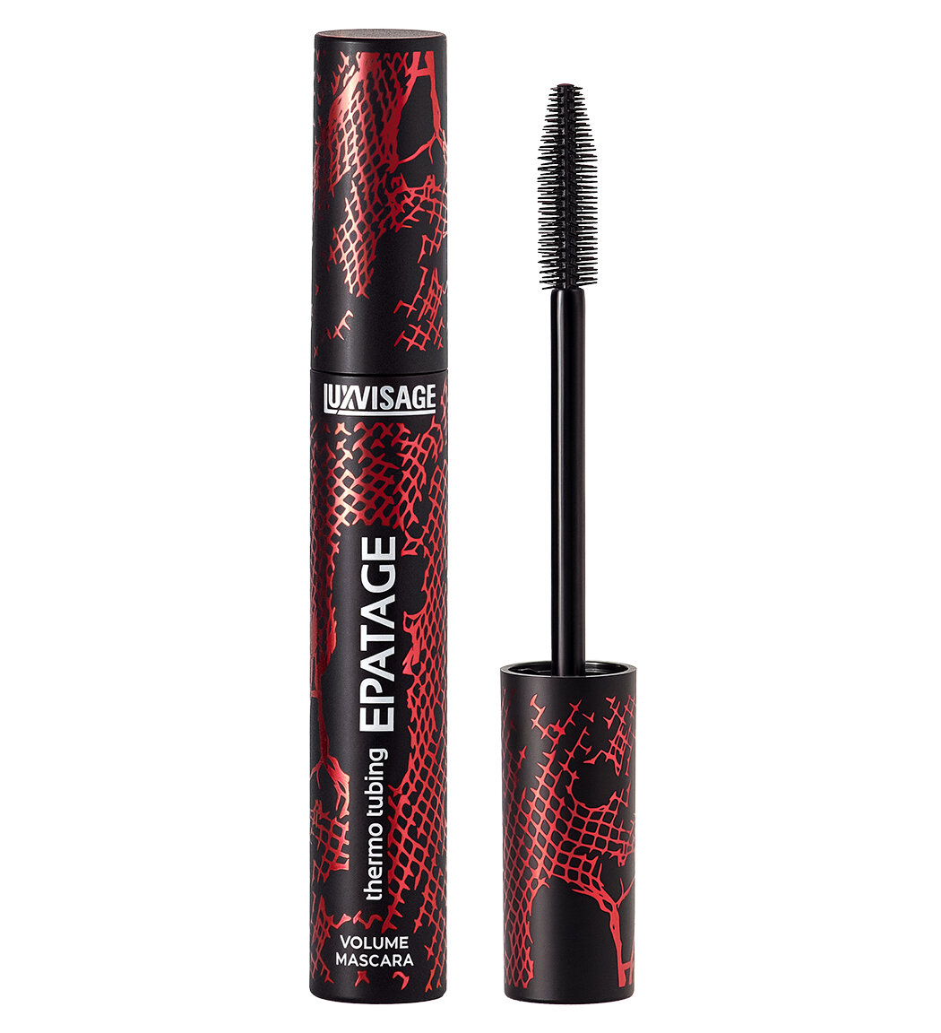 Luxvisage Epatage Thermo Tubing Тушь для ресниц "объемная" 8 г. black (черная)